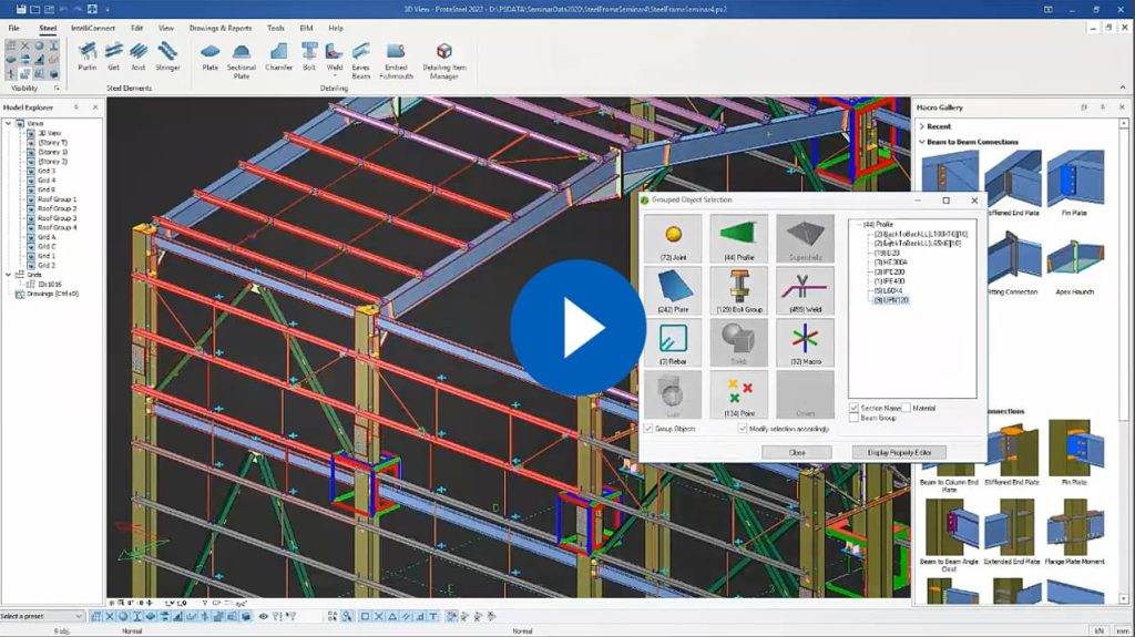 Soluții integrate pentru modelarea BIM a construcțiilor metalice ...